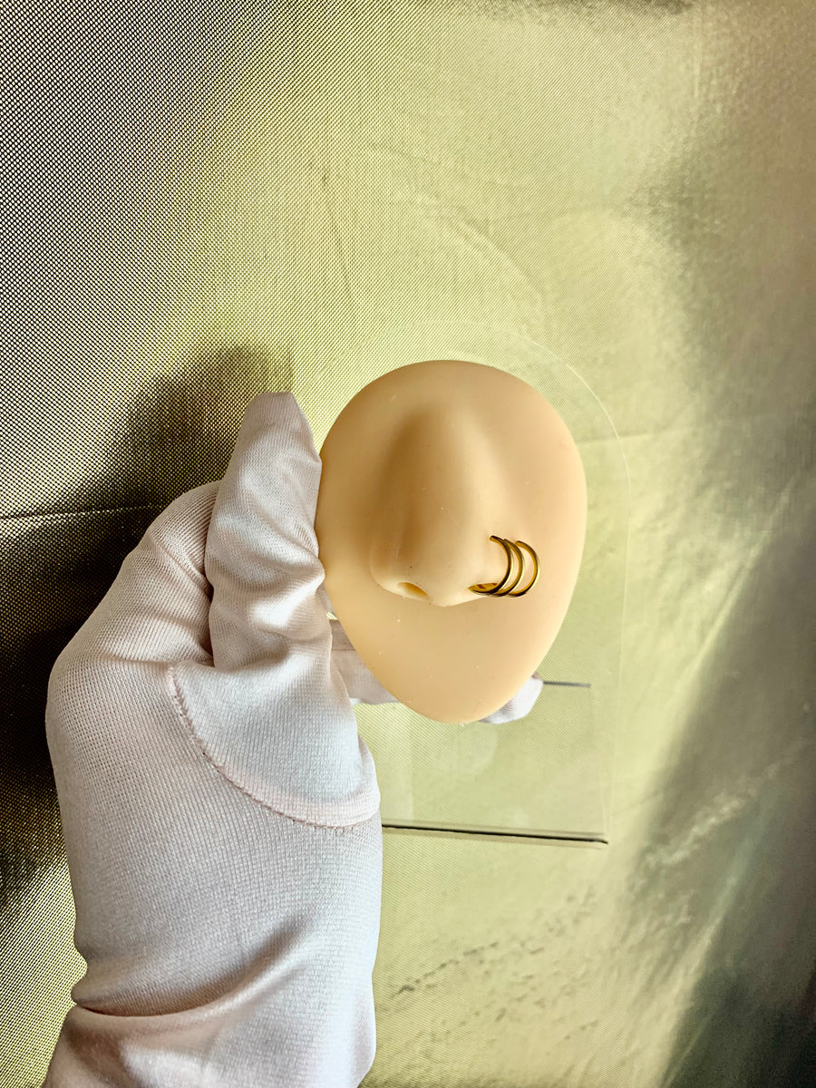 Double Hoop Nose Cuff – TheQueenCollection.org
